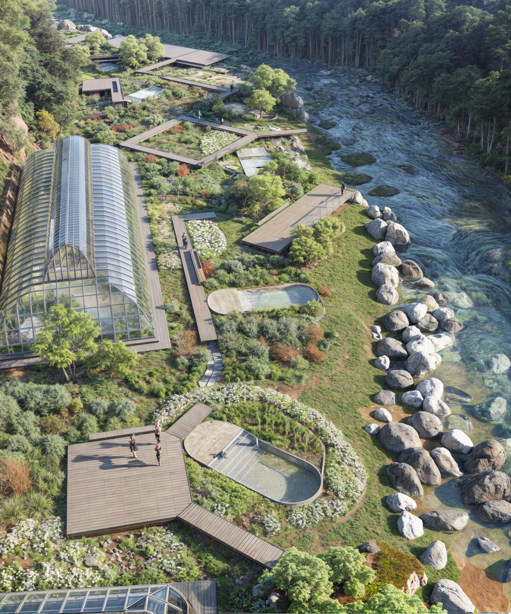 Un imperdible en Pucón: primer jardín botánico con termas en Chile